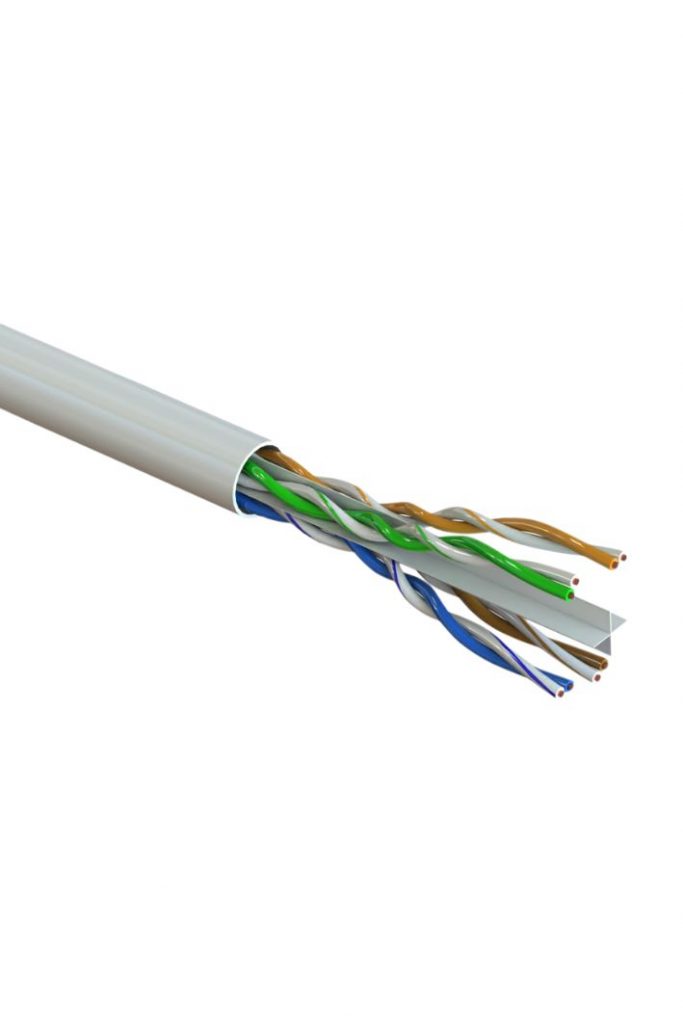 Cat 6 UTP neekranuotas ECGC kabelis, PVC, ECA, 305m ritė - SOMI NETWORKS